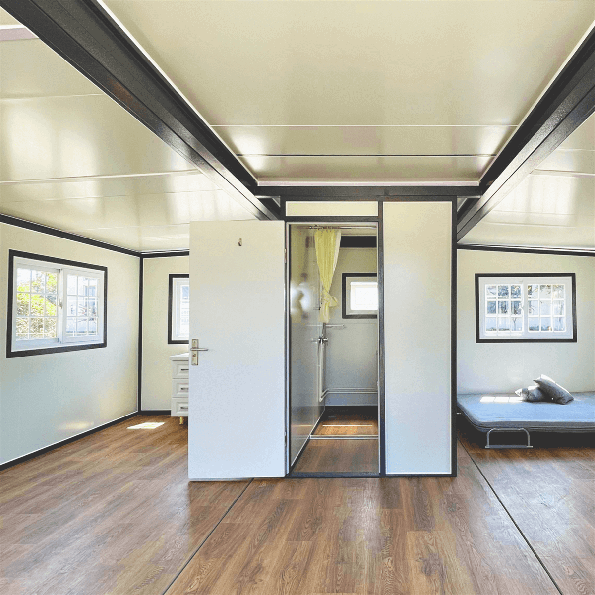 19x20 ft Expandable Prefab House with Cabinet – CheryLife 19x20 ft Expandable Prefab House with Cabinet – CheryLife